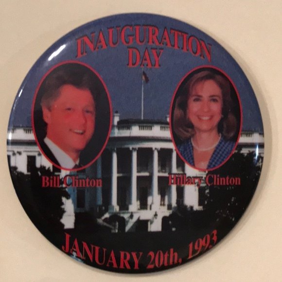 Accessories | Bill Clinton 1993 Inauguration Button Badge Pin | Poshmark